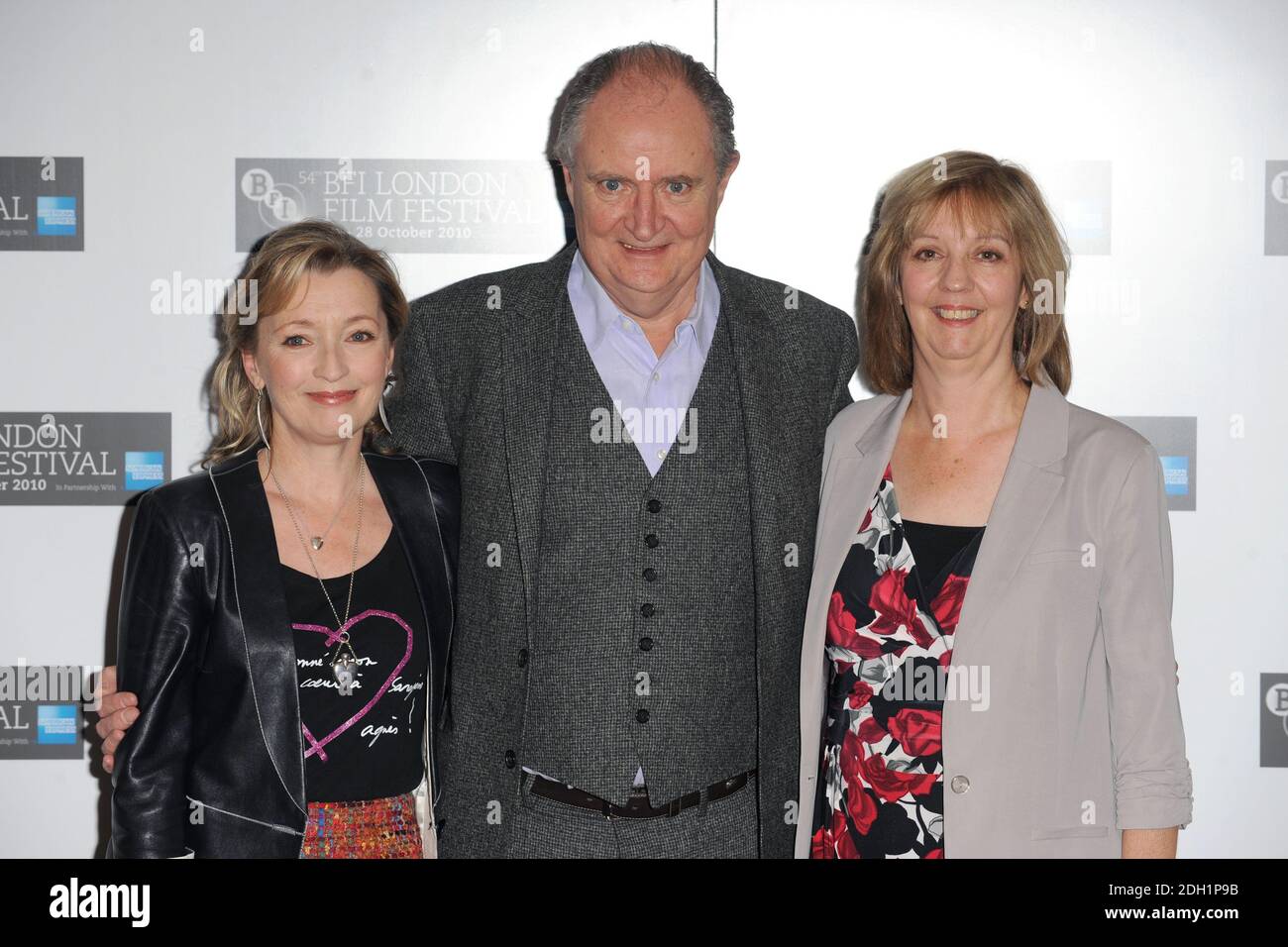 Lesley Manville, Jim Broadbent and Ruth Sheen at the London Film ...