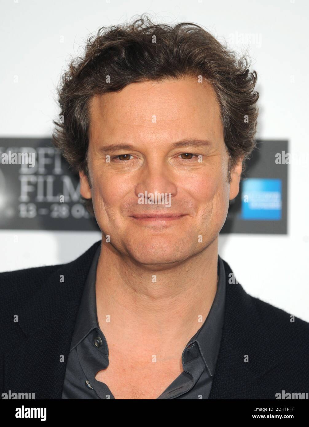 Colin Firth at the London Film Festival photocall for The King's Speech ...