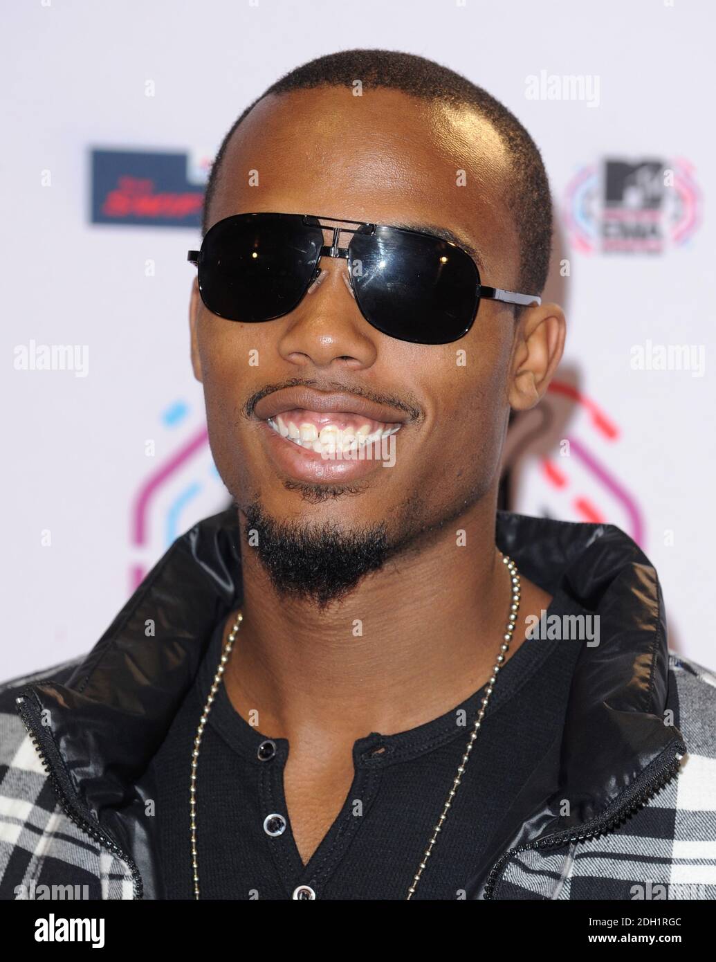 B.o.B backstage at the MTV European Music Awards 2010, Caja Magica ...