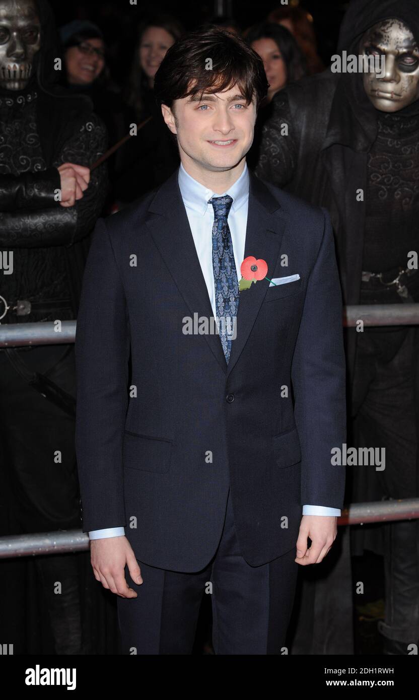 Daniel Radcliffe arriving for the World Premiere of Harry Potter and ...