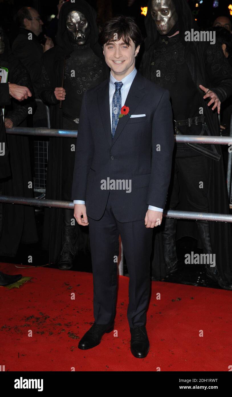 Daniel Radcliffe arriving for the World Premiere of Harry Potter and ...