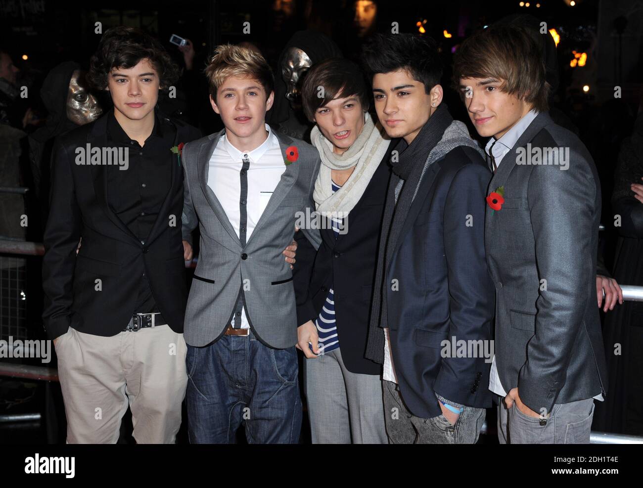 One Direction arriving for the World Premiere of Harry Potter and The ...
