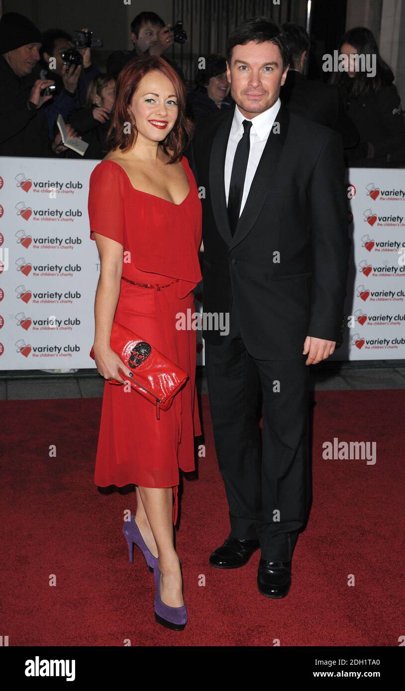 Sarah Cawood arriving at the Variety Club Showbiz Awards 2010 ...