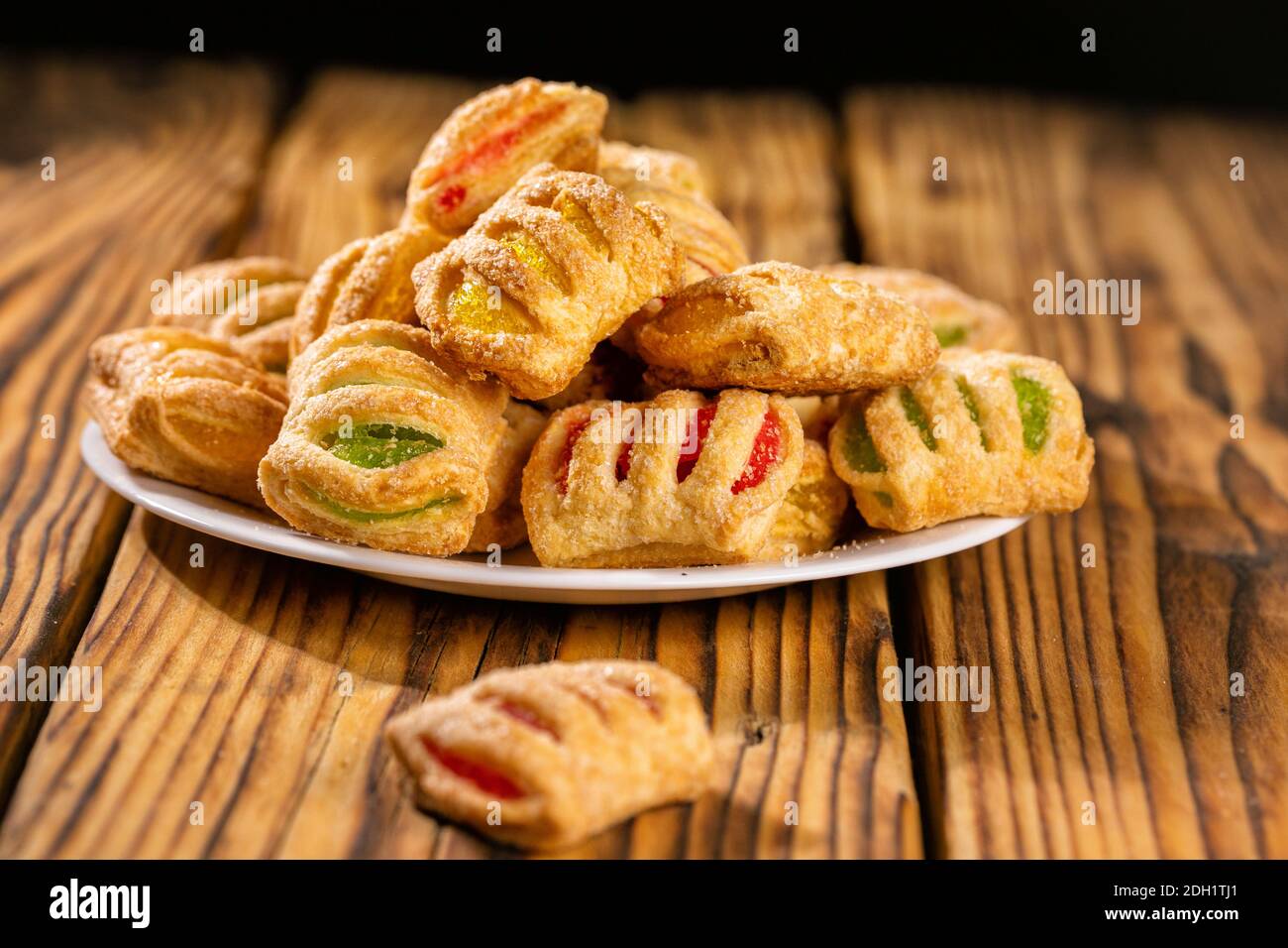 Food puff pastry cookies hi-res stock photography and images - Alamy