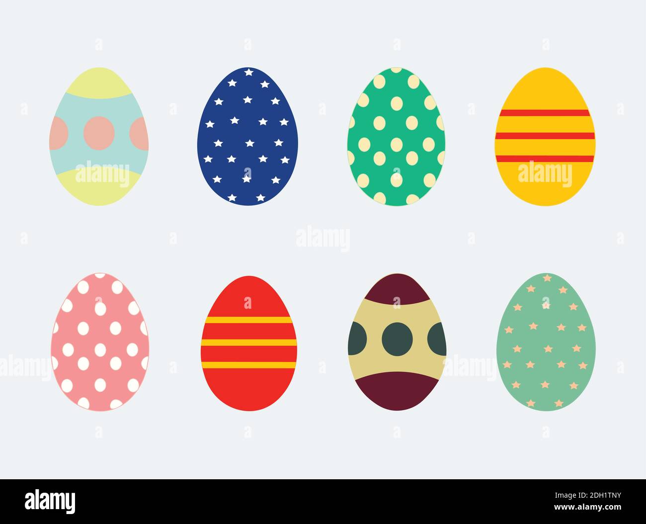 Eight eggs Stock Vector Images - Alamy