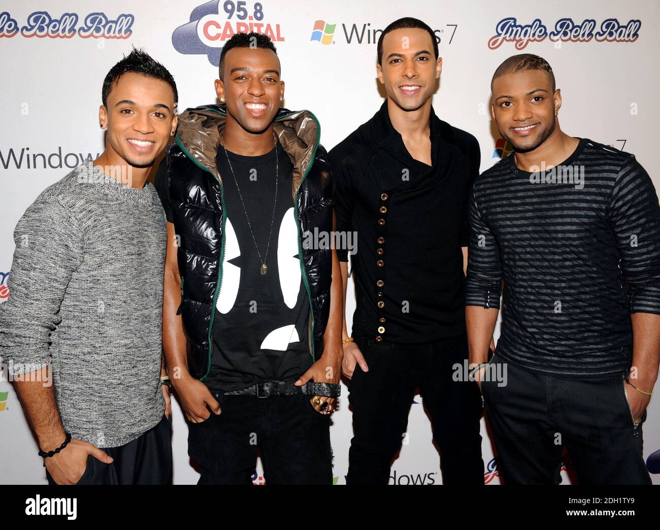 JLS at the 95.8 Capital FM Jingle Bell Ball 2010 at the O2 Arena ...