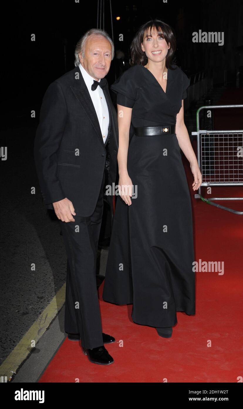 Samantha Cameron and Harold Tillman arriving at the British Fashion ...