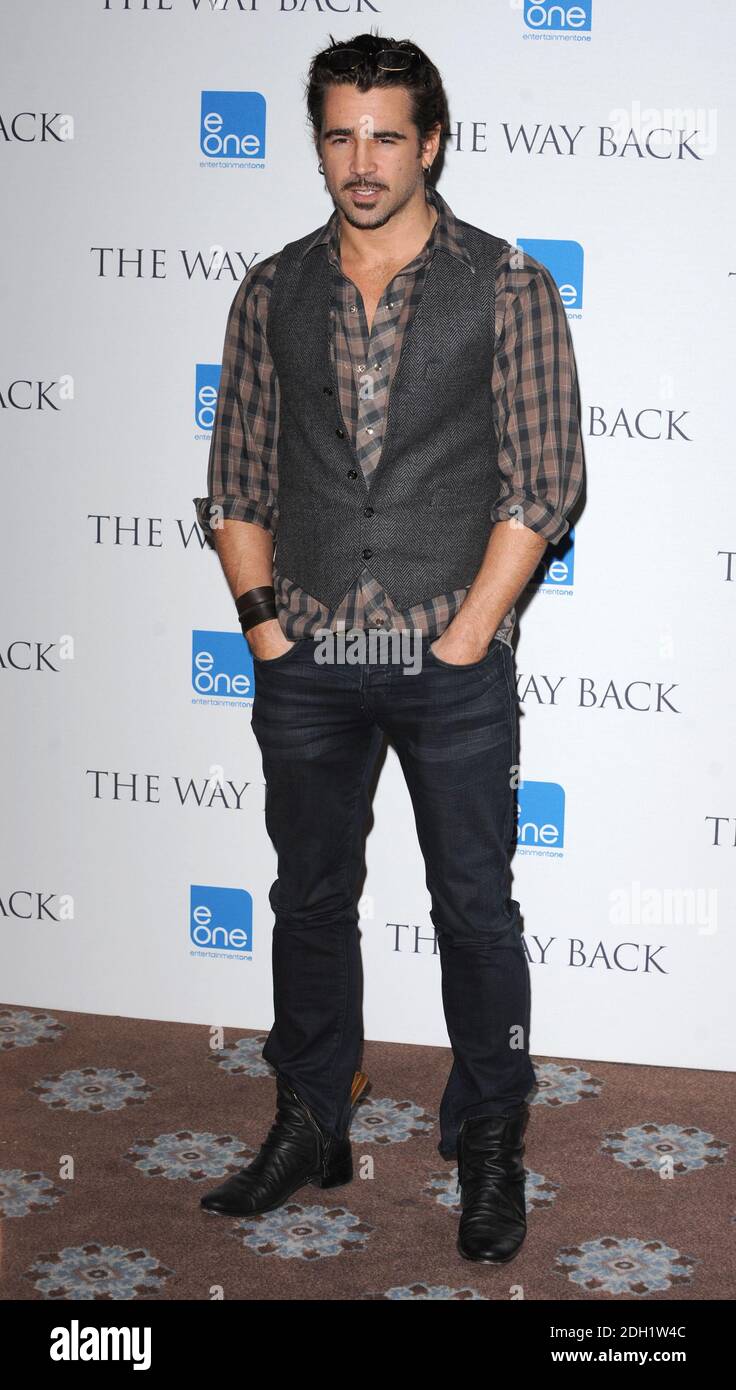 Colin Farrell during 'The Way Back' photocall, London Stock Photo - Alamy