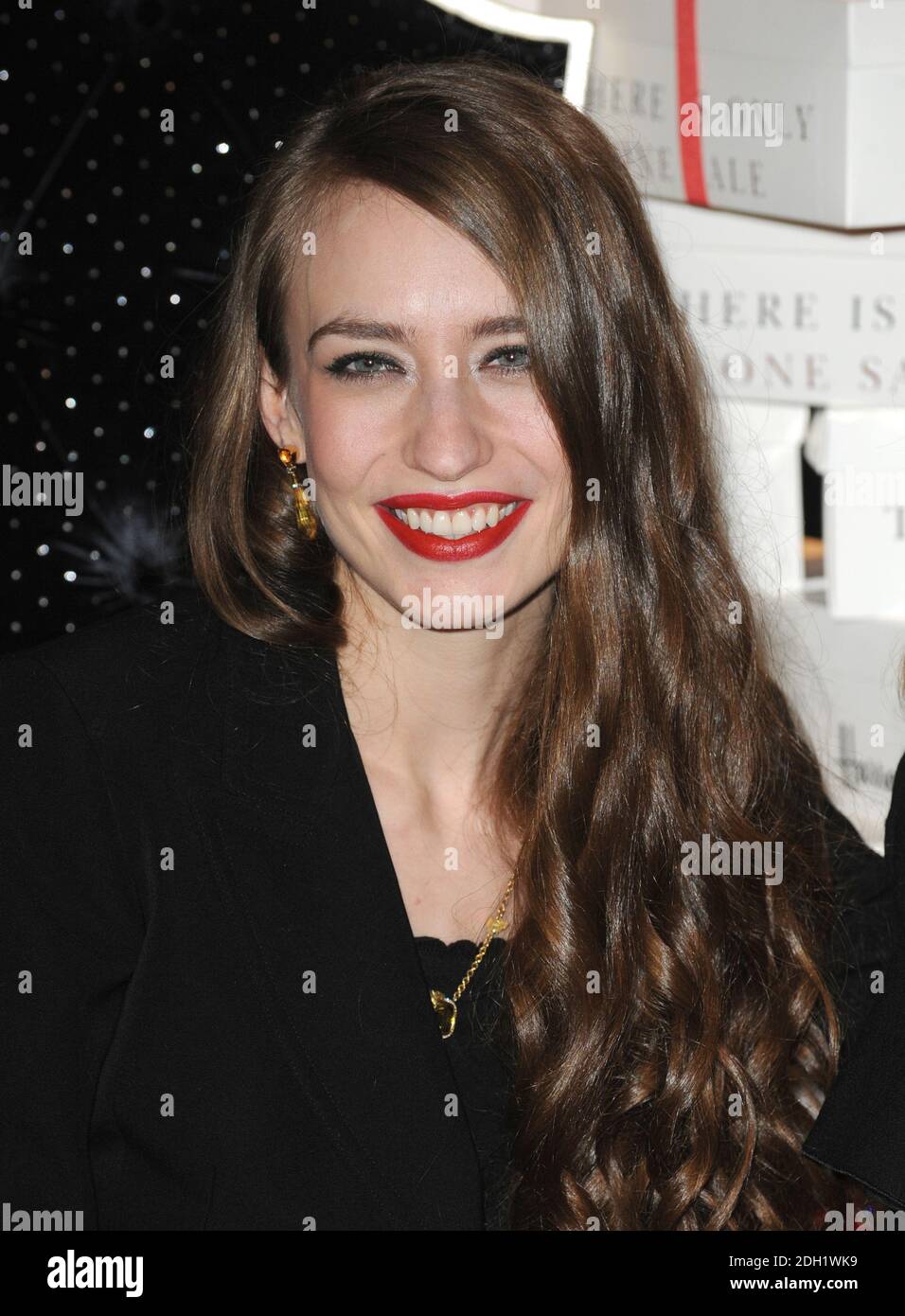 Elizabeth Jagger opens the Harrods Winter Sale 2010, Knightsbridge ...