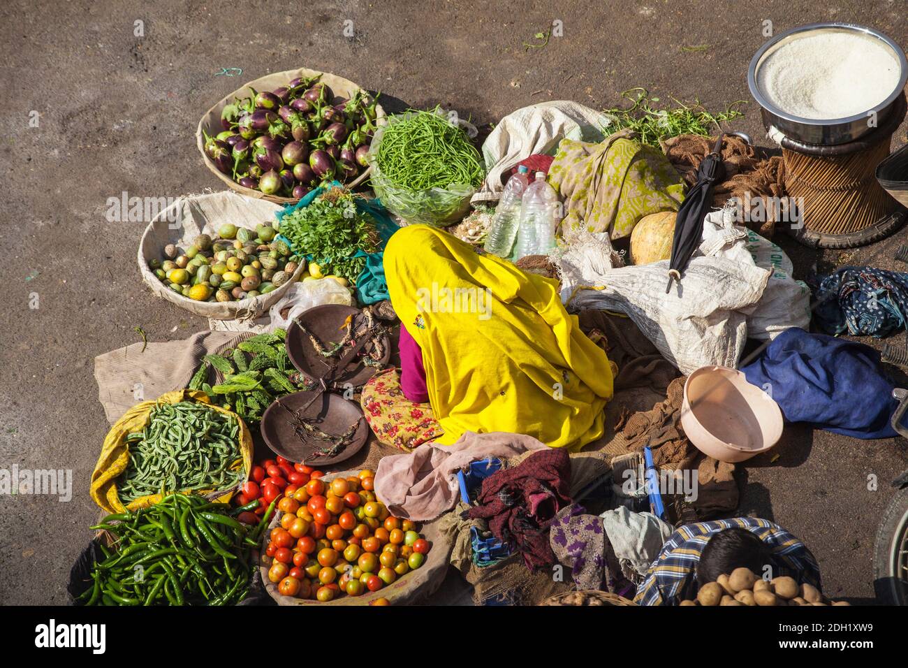 India, Rajasthan., Pushkar, Market Stock Photo - Alamy