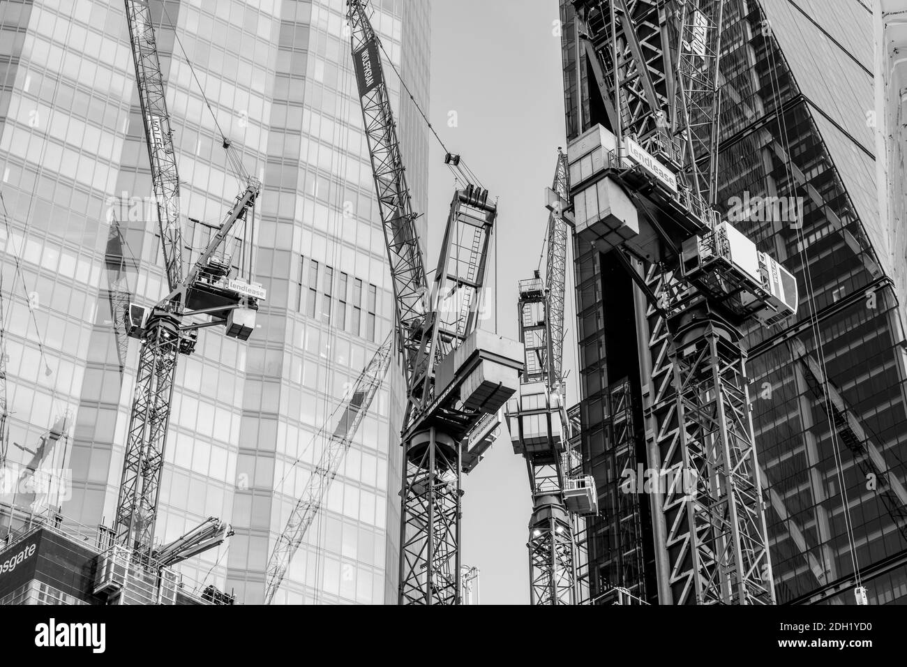 Around the City of London Construction Stock Photo - Alamy