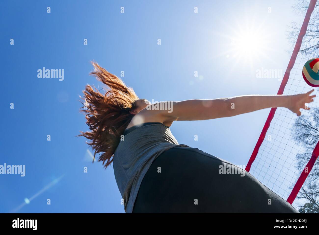 Model beach volleyball hi-res stock photography and images - Alamy