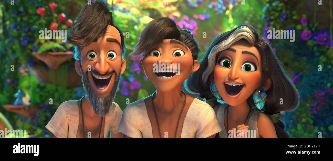 USA. A scene from the ©Universal Pictures new film: The Croods 2 (2020 ...