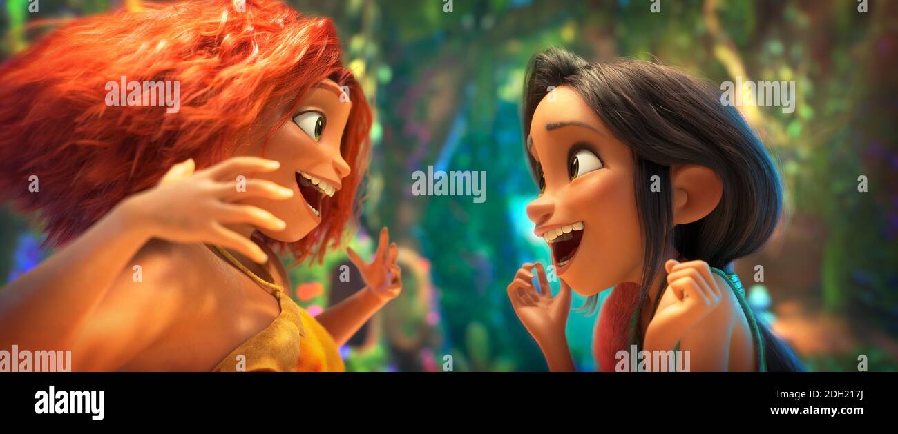 USA. A scene from the ©Universal Pictures new film: The Croods 2 (2020 ...