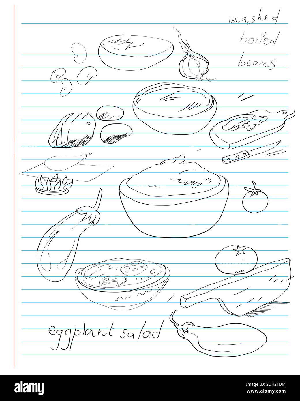 Page handwritten notes hi-res stock photography and images - Alamy