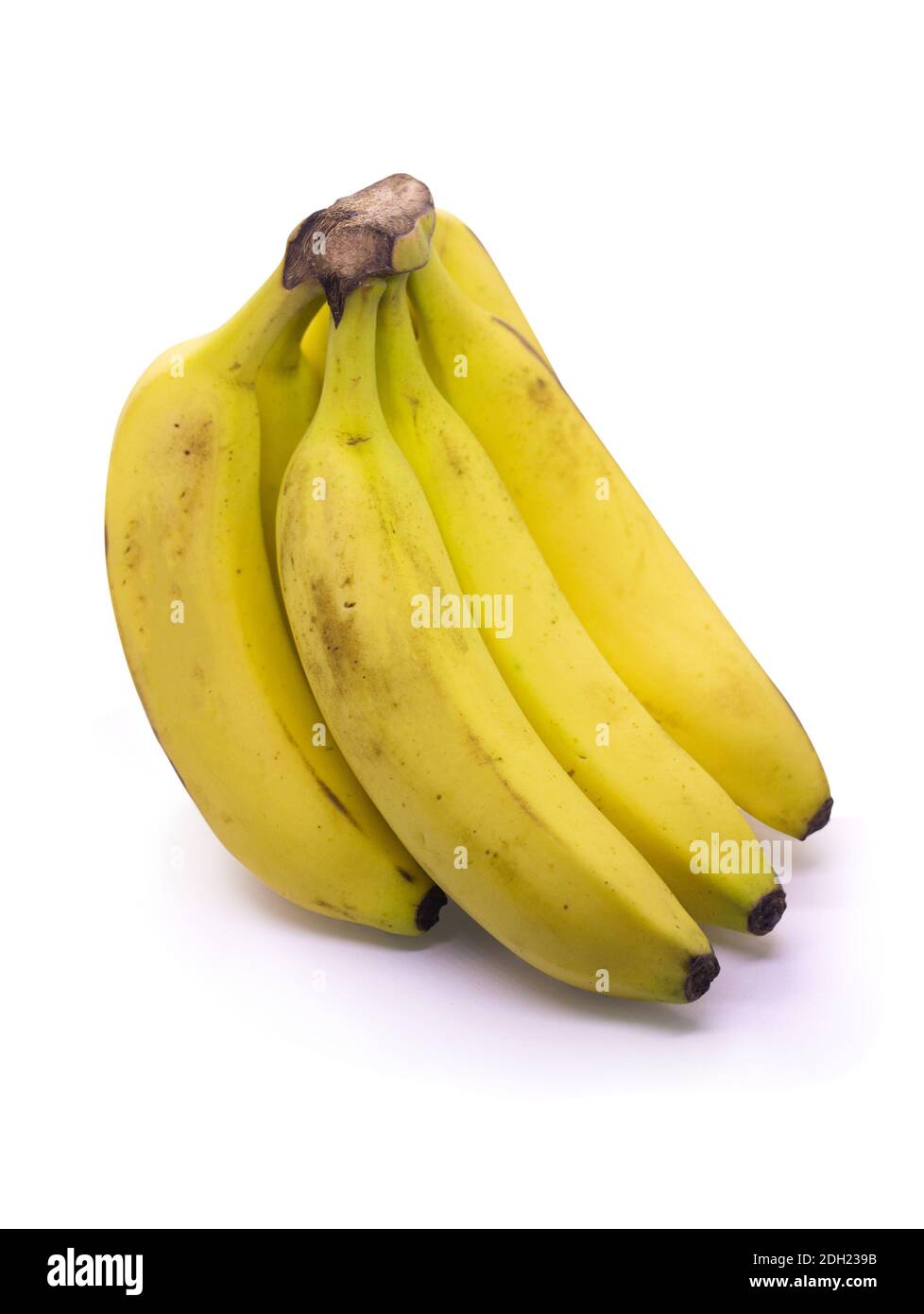 A vertical shot of ripe bananas on an isolated background Stock Photo ...