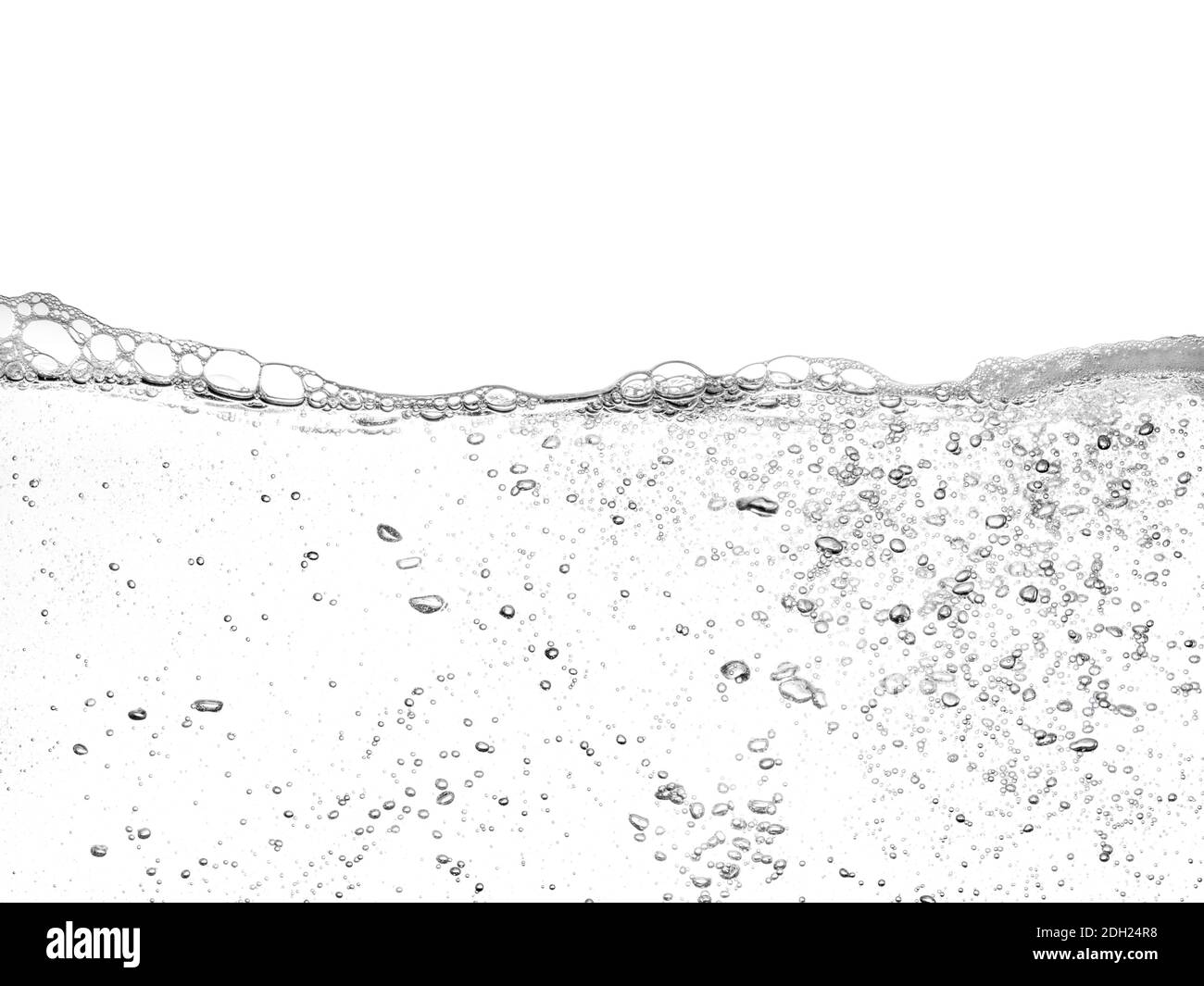 Soapy water with bubbles floating on surface of wash water Stock Photo ...