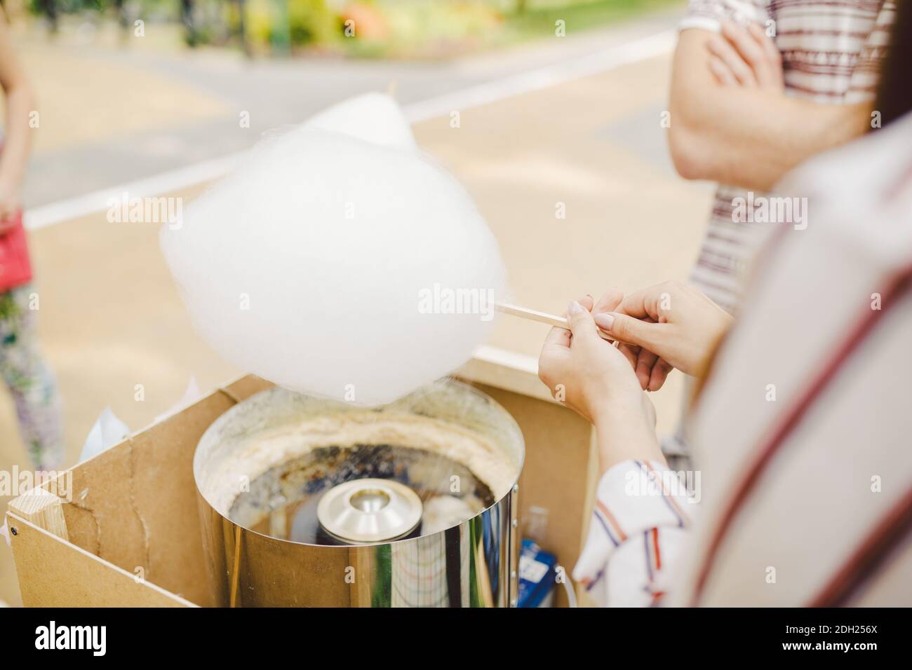 Hands up for the cotton candy hi-res stock photography and images - Alamy
