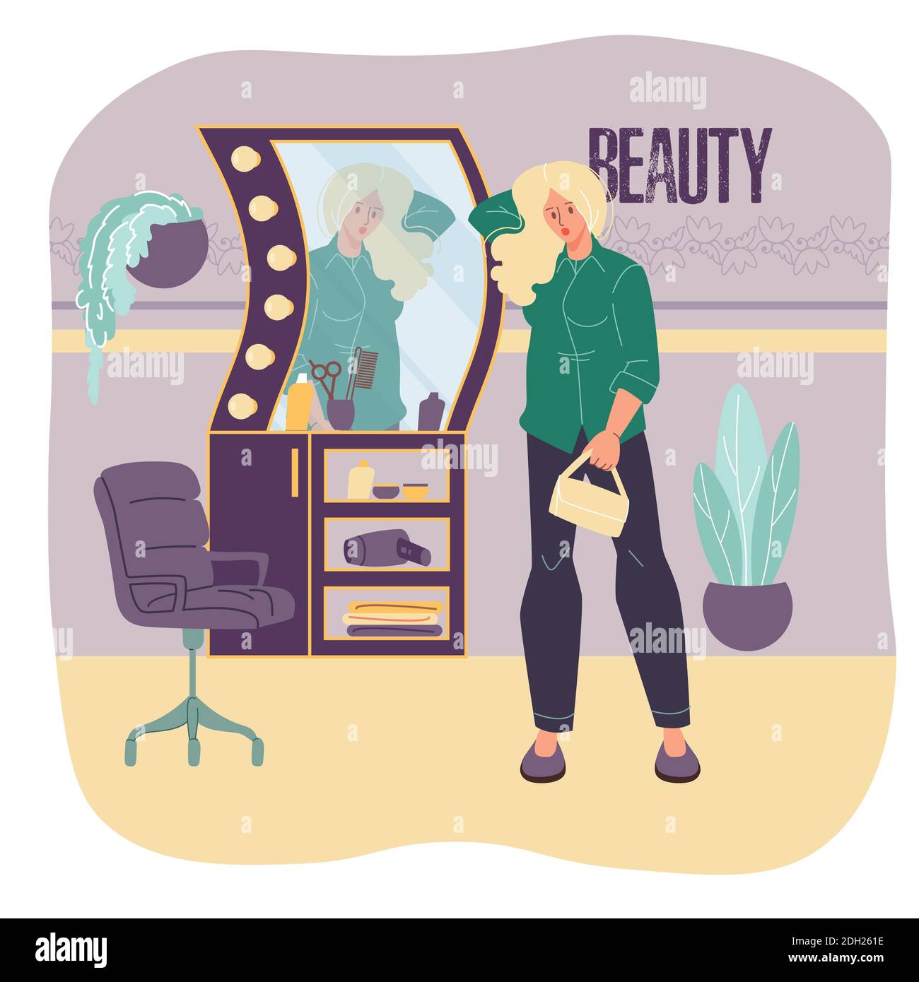 Flat cartoon character vector illustration concept Stock Vector Image ...