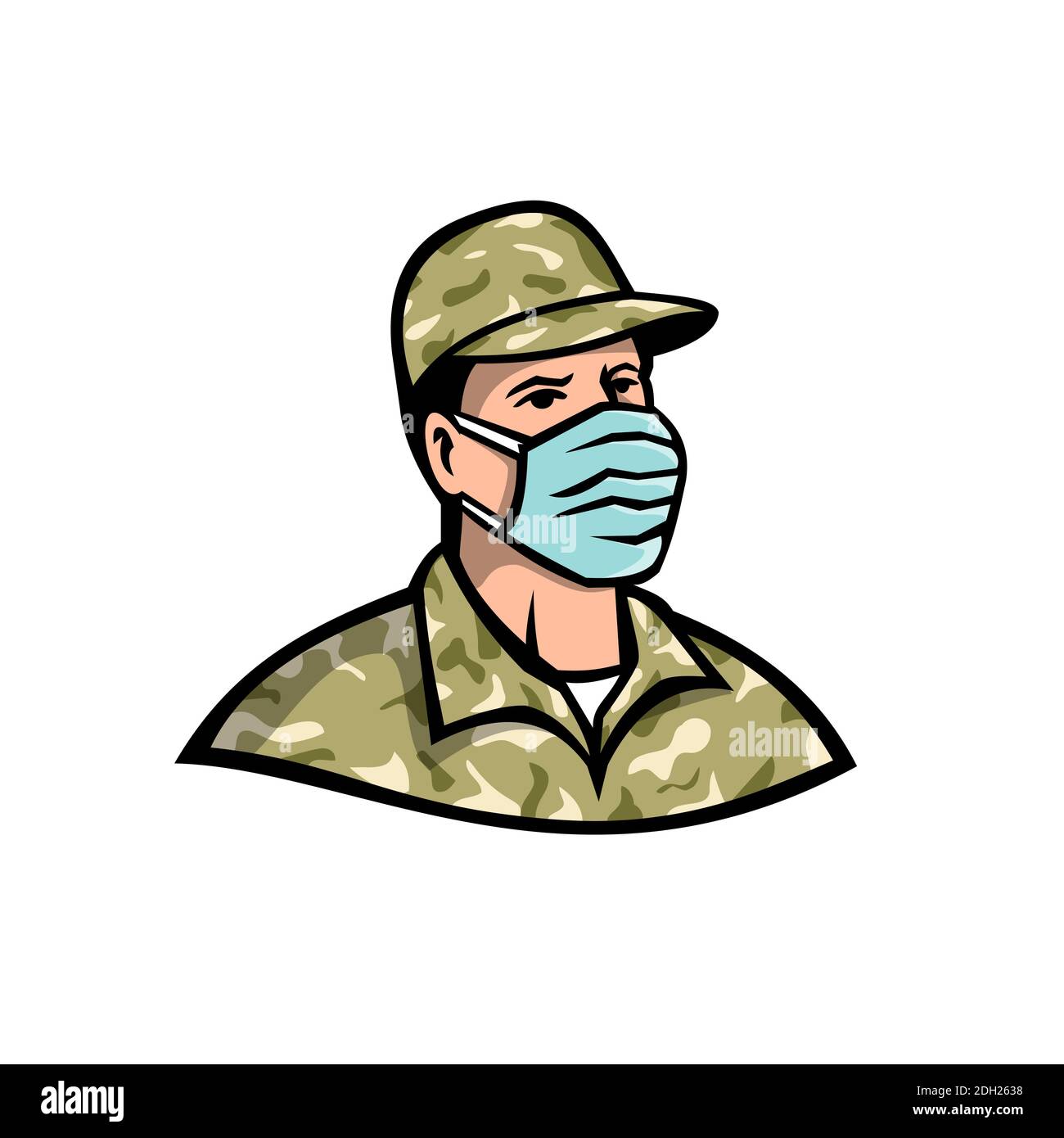 Police officer wearing surgical mask hi-res stock photography and ...