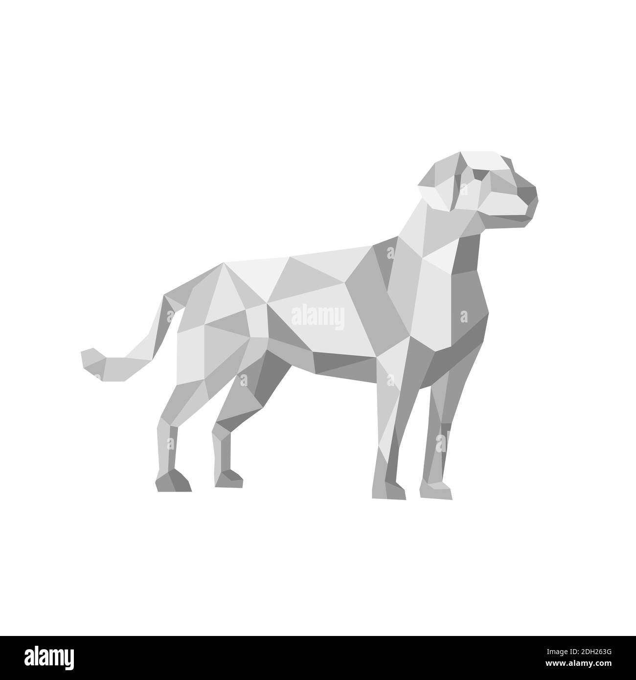 Labrador retriever outline Cut Out Stock Images & Pictures - Alamy