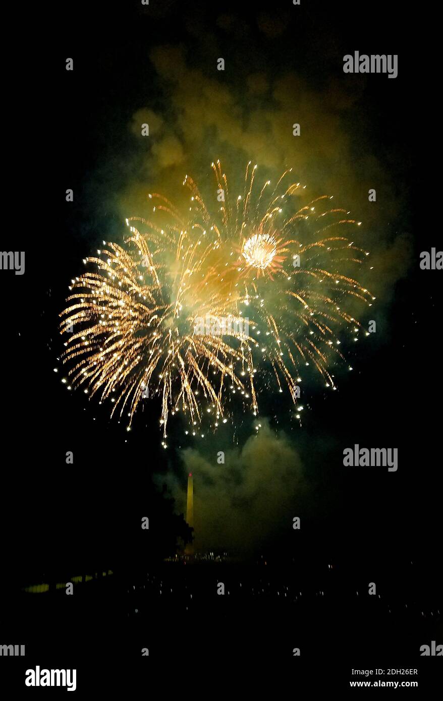 July 4th Independence Day Fireworks display at the National Mall, in ...