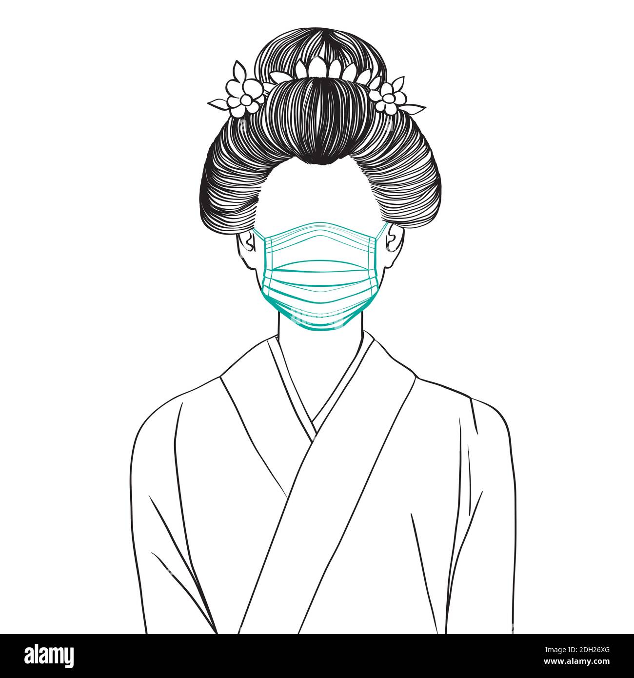 Avatar female woman cartoon Cut Out Stock Images & Pictures - Alamy