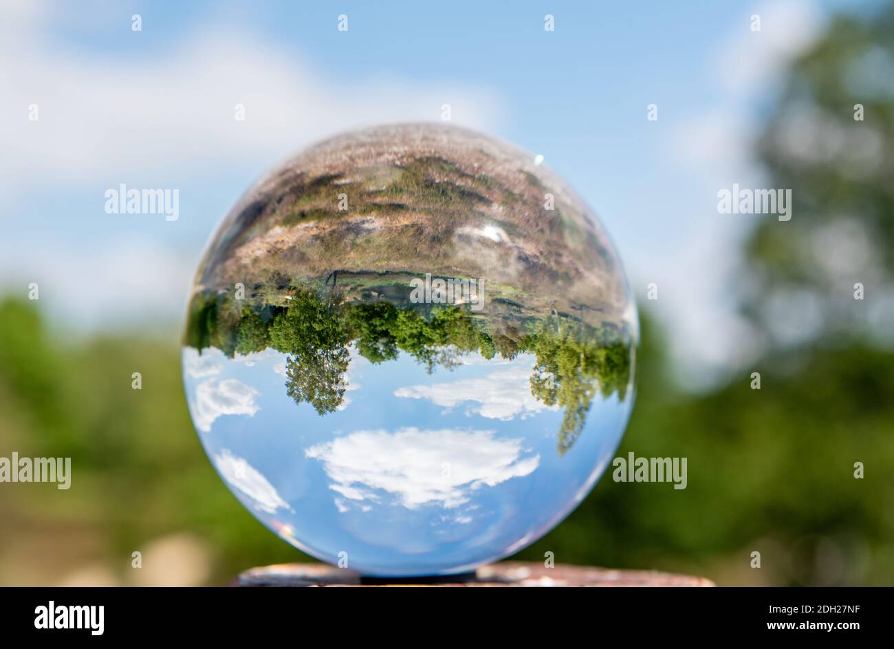 Glass ball photography Stock Photo - Alamy