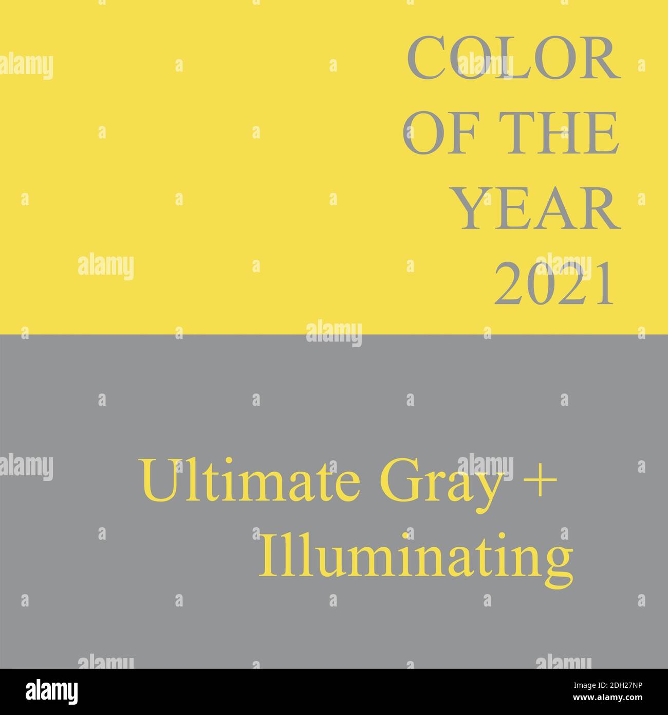 Color of the 2021 year, yellow and gray Stock Photo - Alamy