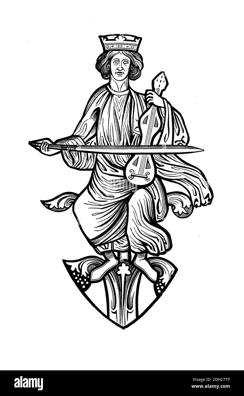 King david the musician Cut Out Stock Images & Pictures - Alamy