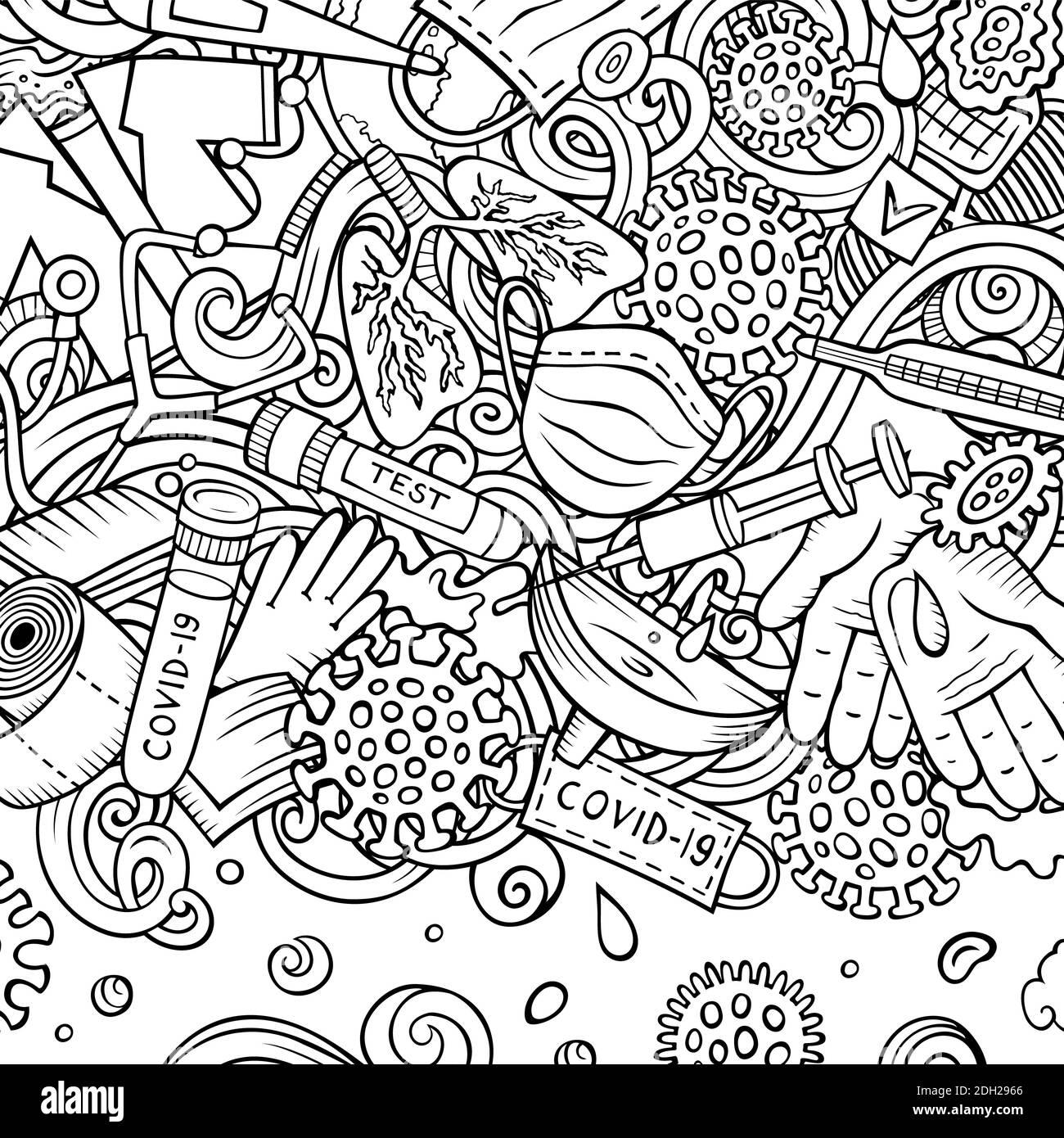 Sketchy Doodle Border
