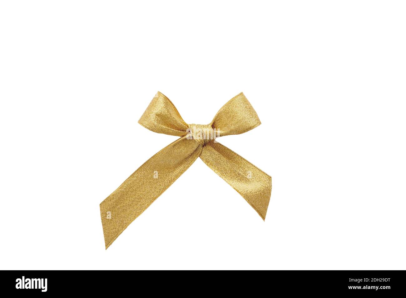 Gold ribbon bow hi-res stock photography and images - Alamy