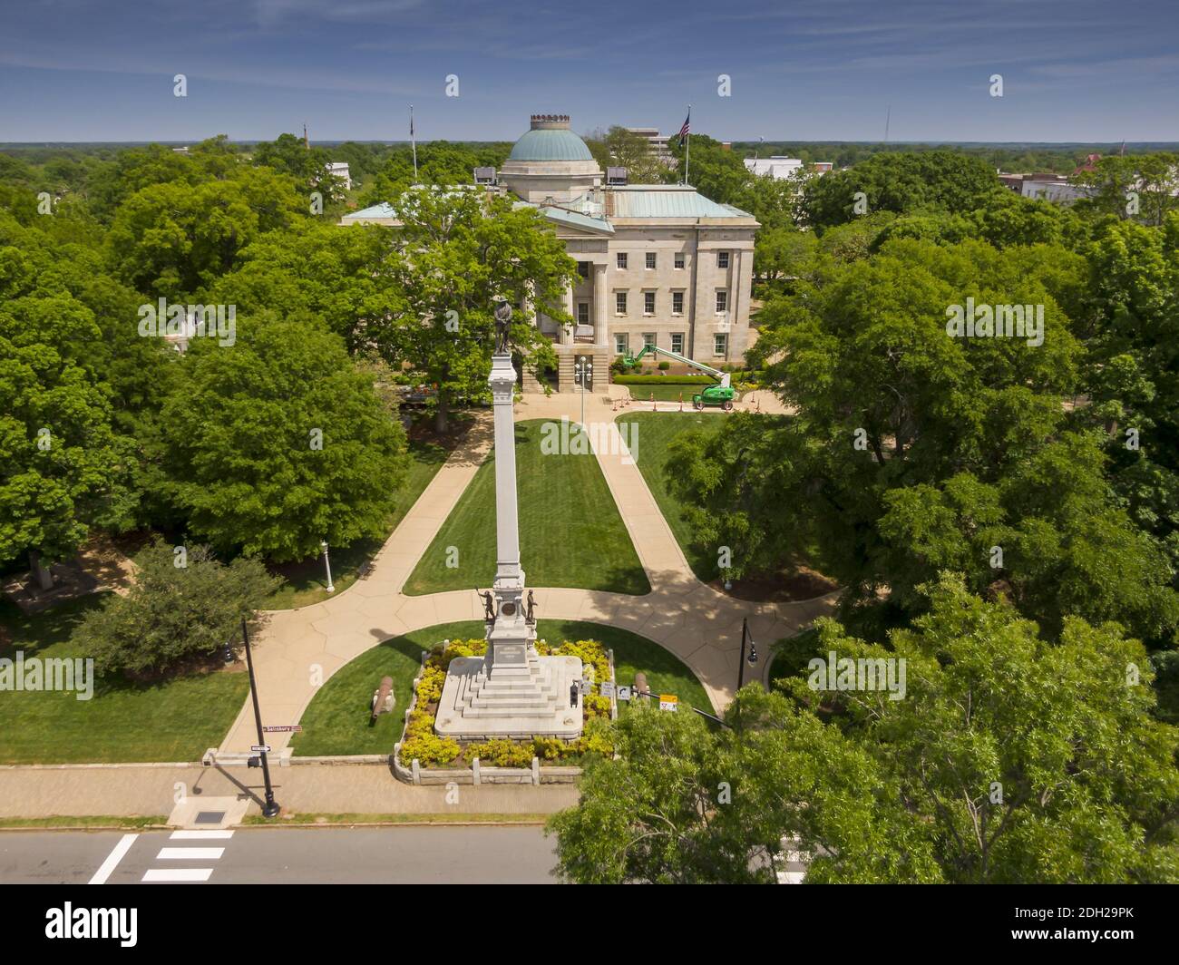 Aerial Views Of Raleigh, North Carolina Stock Photo - Alamy