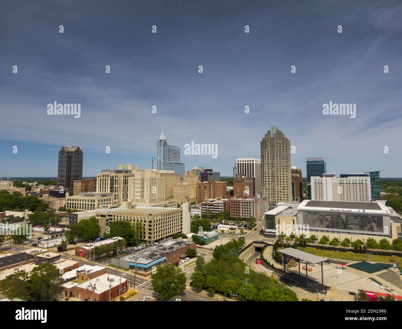 Aerial Views Of Raleigh, North Carolina Stock Photo - Alamy