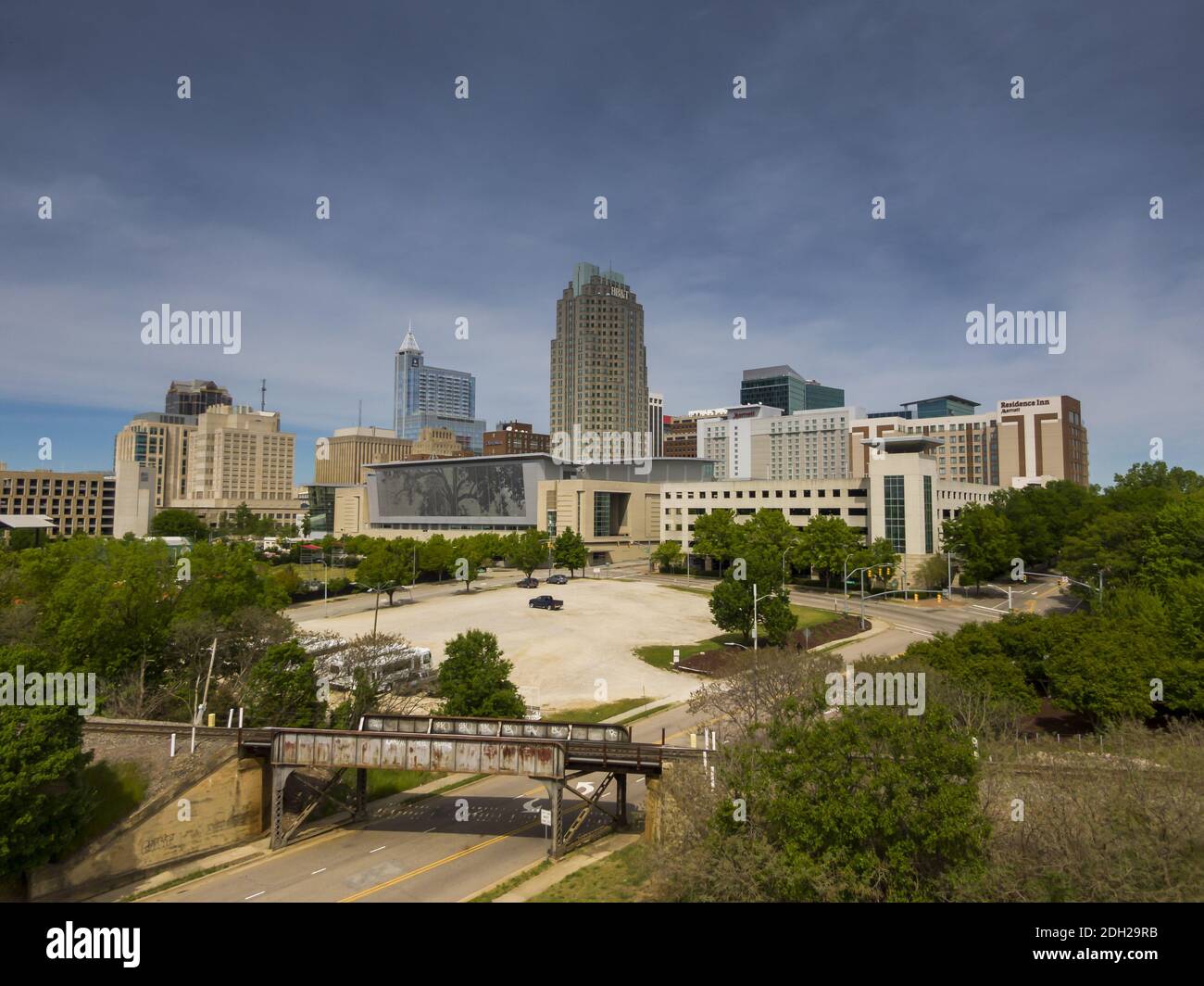 Aerial Views Of Raleigh, North Carolina Stock Photo - Alamy