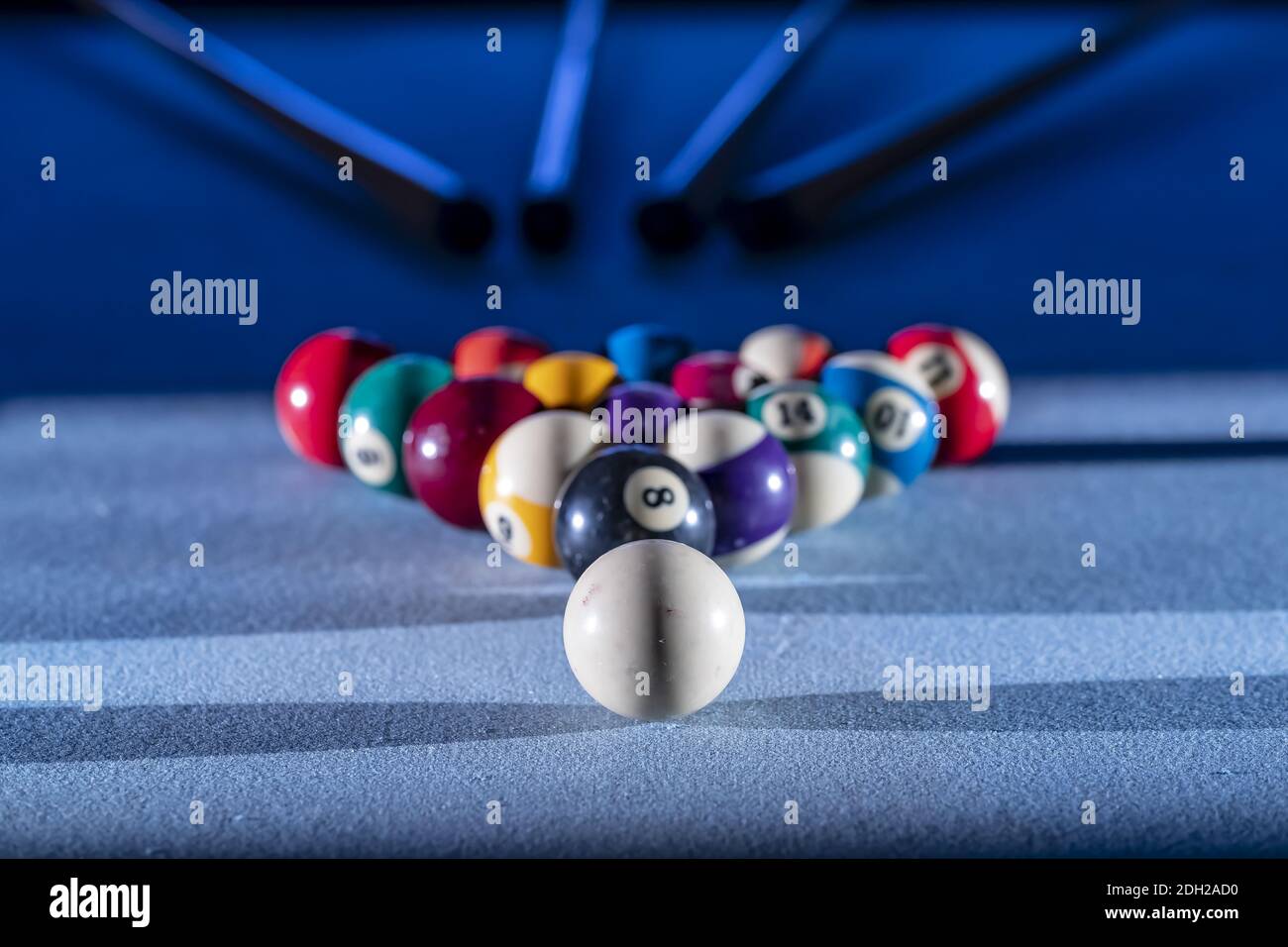 Pool Table Ball Set Up High Resolution Stock Photography and Images - Alamy