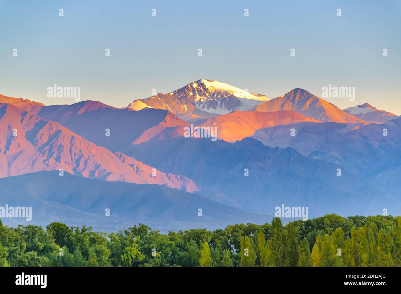 Andes Landscape Scene, Mendoza, Argentina Stock Photo - Alamy