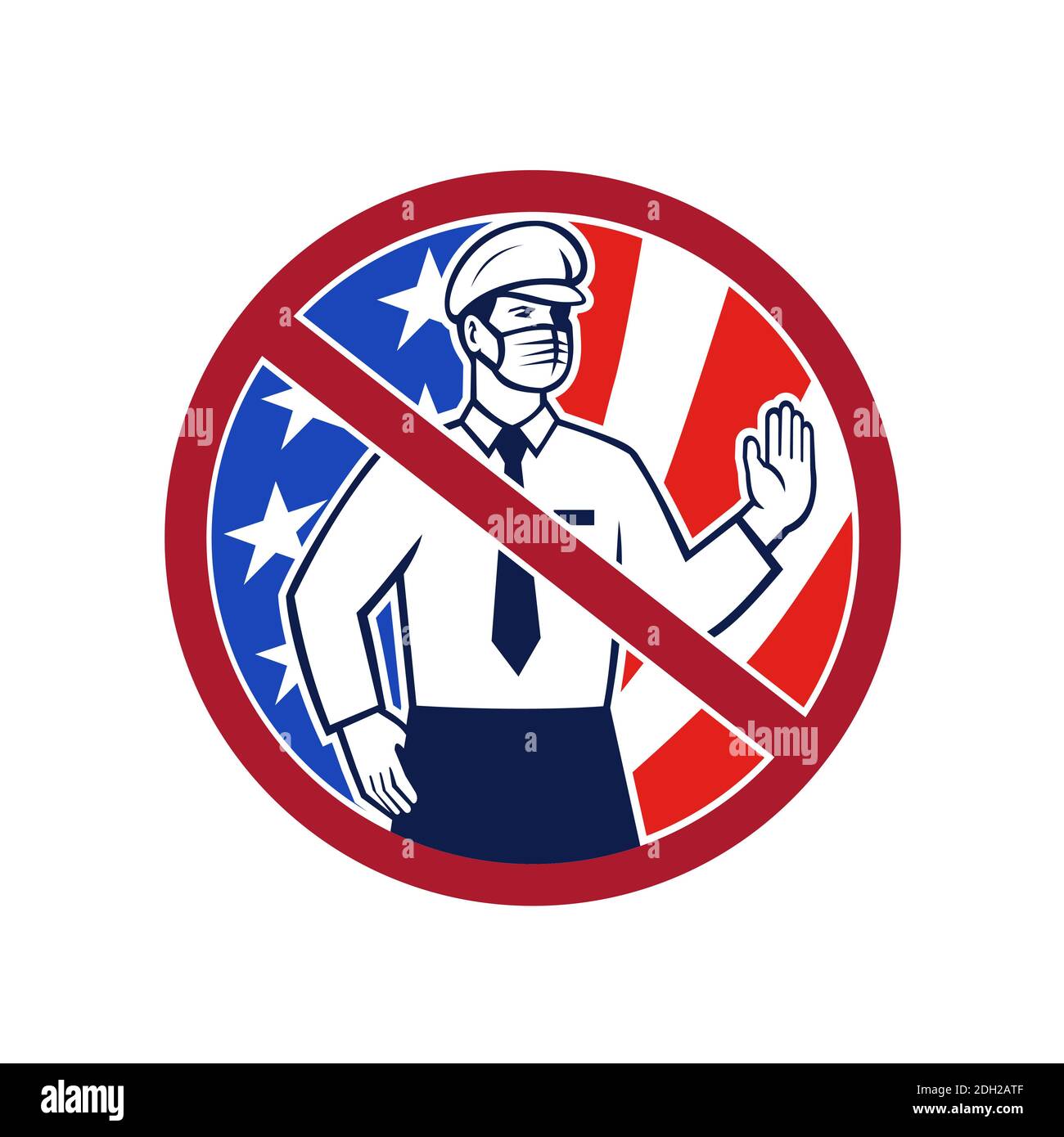 No Entry Without Immunization USA Sign Icon Stock Photo - Alamy