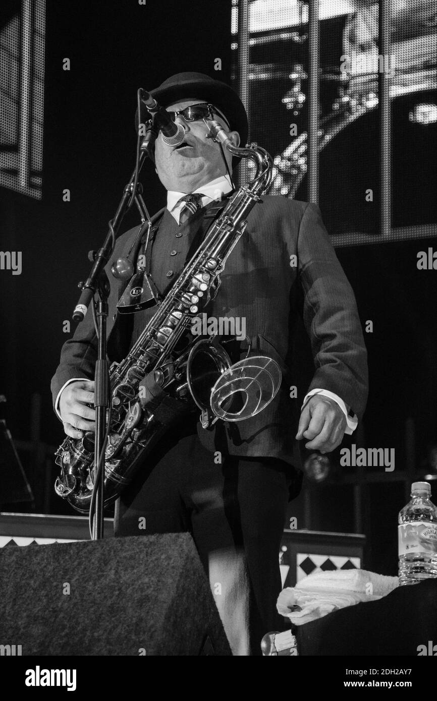 Madness band live Black and White Stock Photos & Images - Alamy
