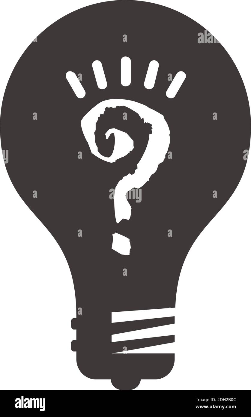 abstract bulb no ideas flat icon logo flat vector concept design Stock ...