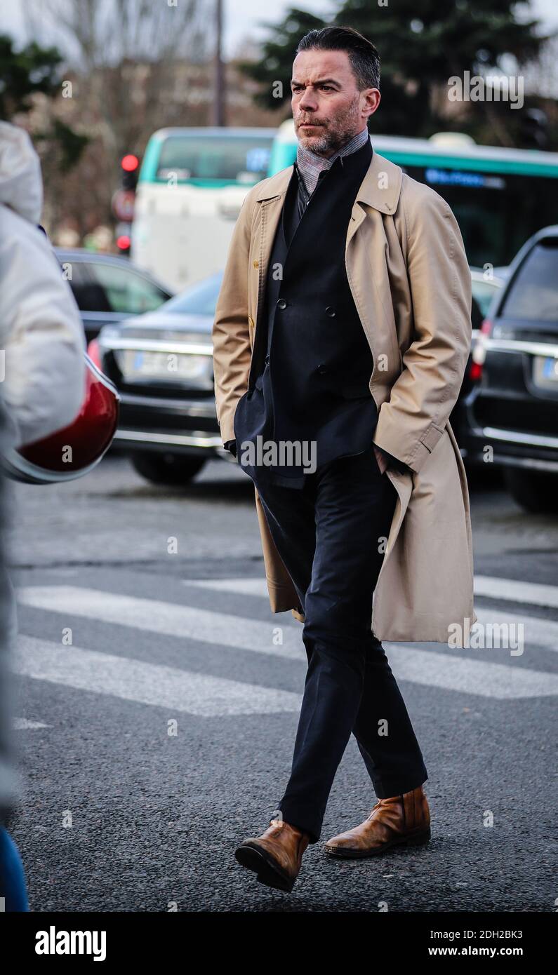 PARIS, France- March 5 2019: Markus Ebner on the street in Paris Stock ...