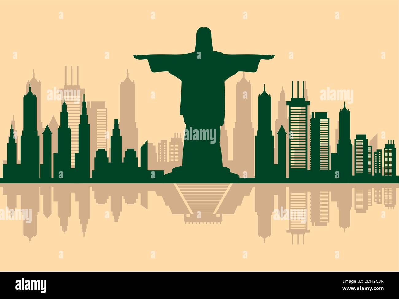 Rio Street View Stock Vector Images - Alamy