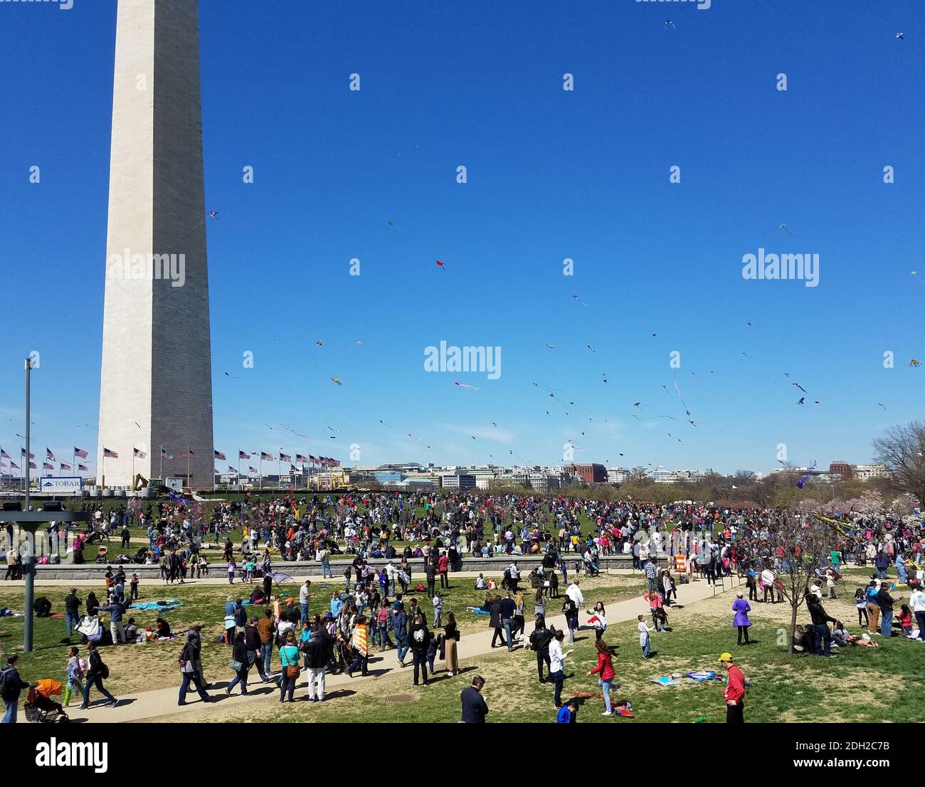 Washington dc cherry blossom kite hi-res stock photography and images ...