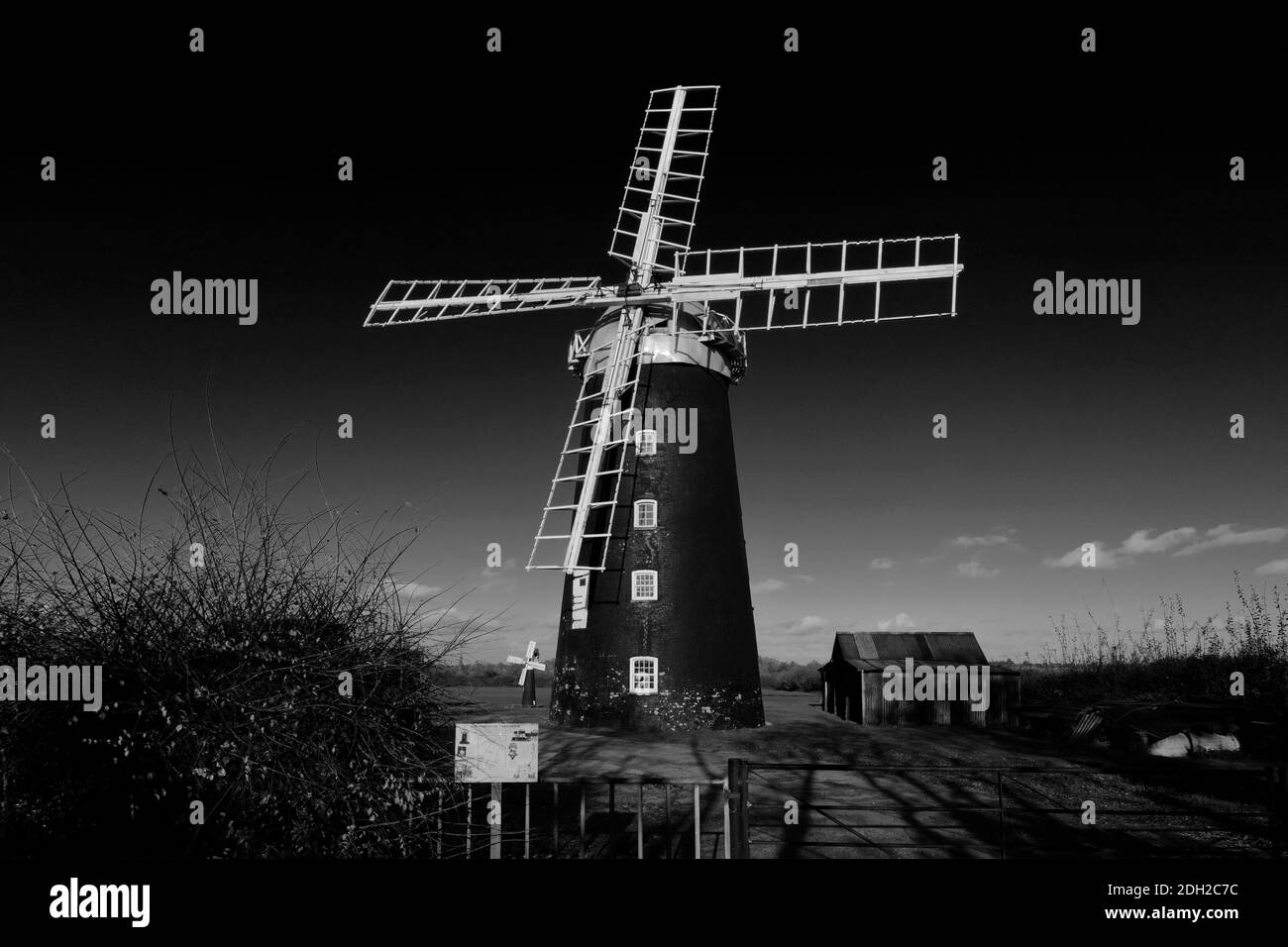 Visit a windmill Black and White Stock Photos & Images - Alamy