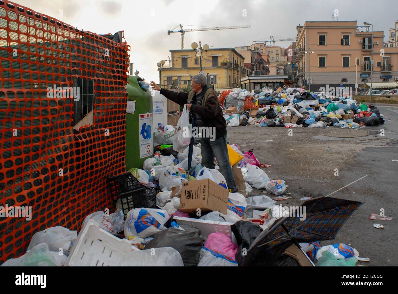 Naples, Italy: Waste Crisis. © Andrea Sabbadini Stock Photo - Alamy