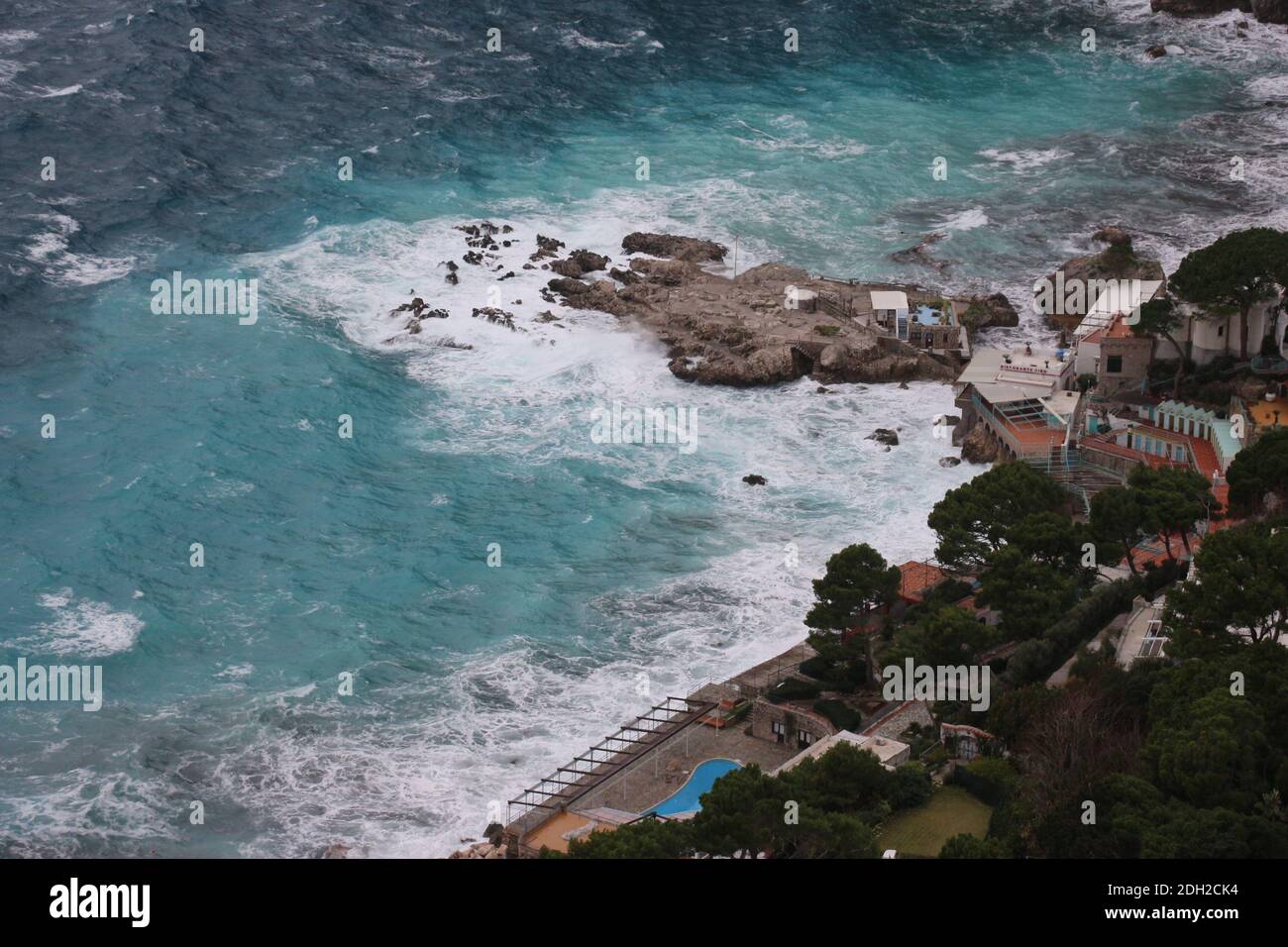 Capri storm hi-res stock photography and images - Alamy