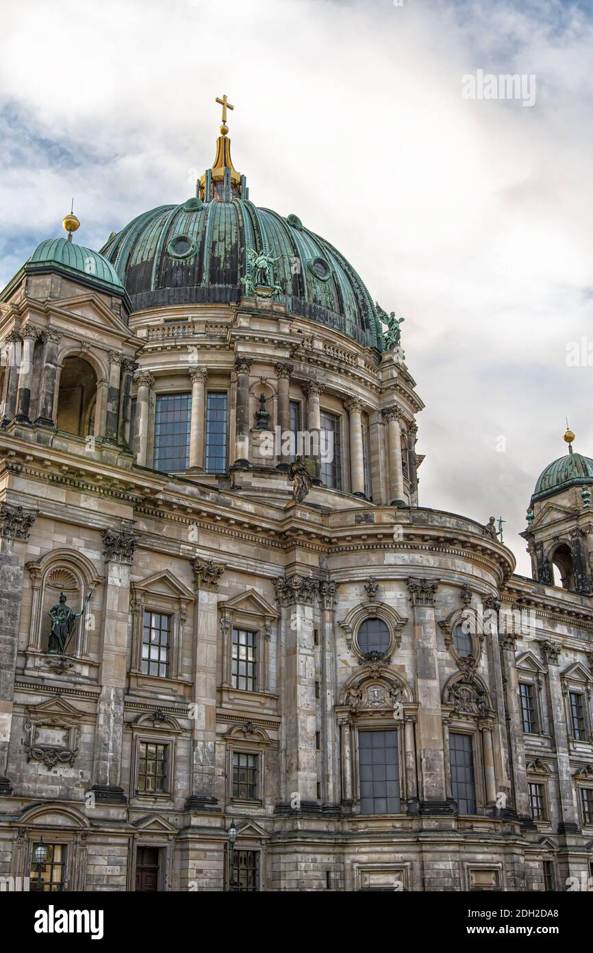 The largest evangelical church in Germany architectural fragment Stock ...