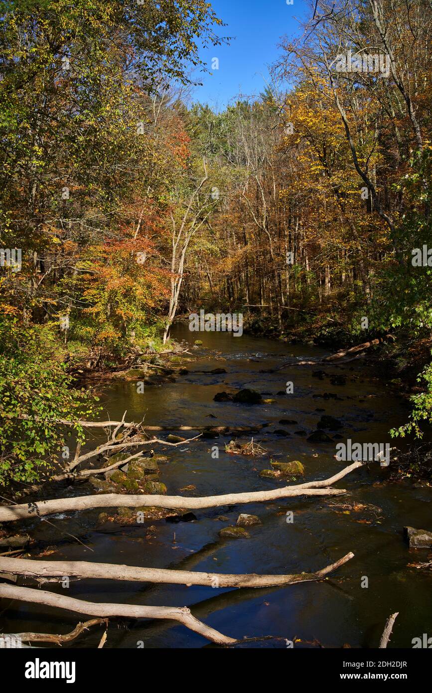 The Croton river, part of the New York City water supply Stock Photo ...