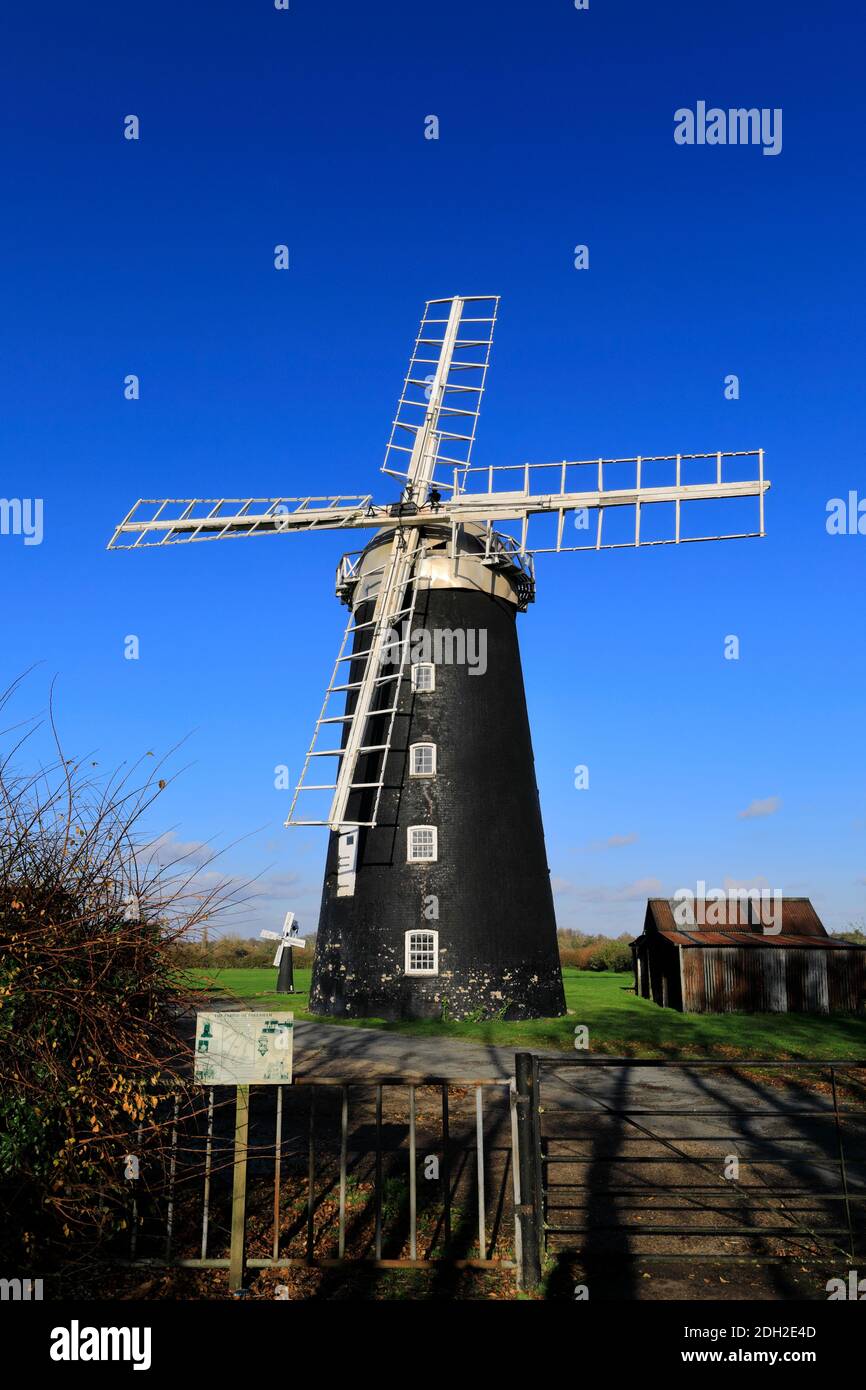 View of Pakenham Windmill, a Grade II listed tower mill, Pakenham ...