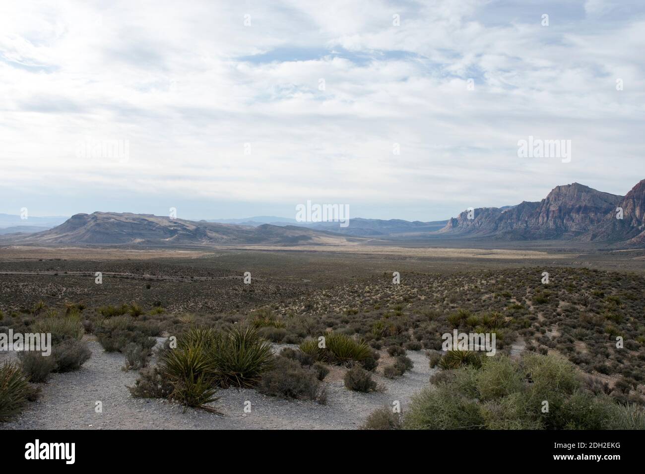 View of Red Rock Canyon National Conservation Area from the High Point ...
